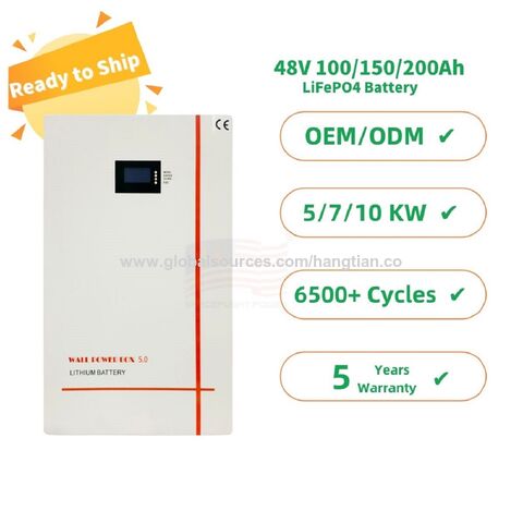 Buy Wholesale China Factory Solar Battery Lifepo4 48v 51.2v 50ah 100ah ...