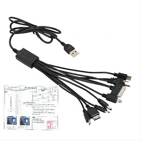 Buy Wholesale China 10 In 1 Universal Usb Cable, Multi Charging Cable ...