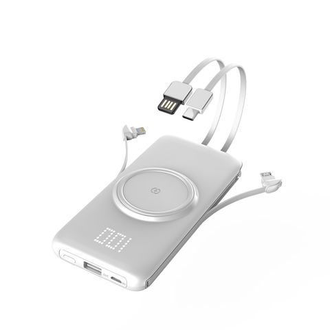 Buy Wholesale China Kingstar Circle Power Bank Type C Micro Usb-a ...