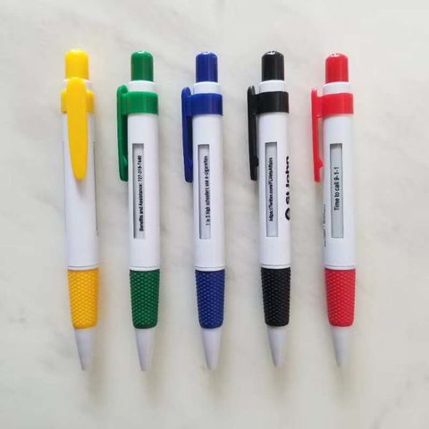 Buy Wholesale China Custom 6 Window Messages Ballpoint Pen Changing ...