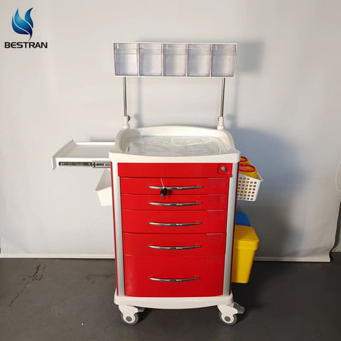 Buy Wholesale China Hospital Mobile Medical Cart With 5 Drawers ...