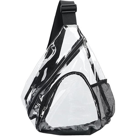 Buy Wholesale China Clear Pvc Sling Bag Stadium Approved, Backpack With ...