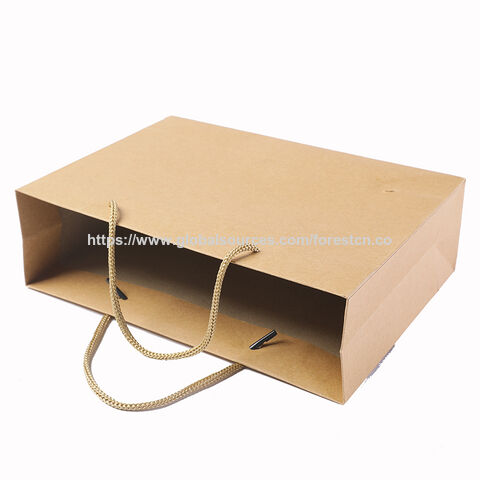 Buy Wholesale China Plain Kraft Paper Bags Custom Printing Clothing ...