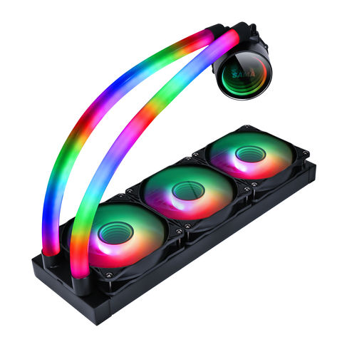Buy Wholesale China Sama Triple Pwm Fans Liquid Cooler Latest Oem Water ...