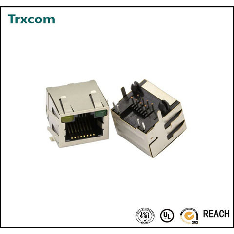 Buy Wholesale China Tab Down Single Port Magjack Rj45 Ethernet ...