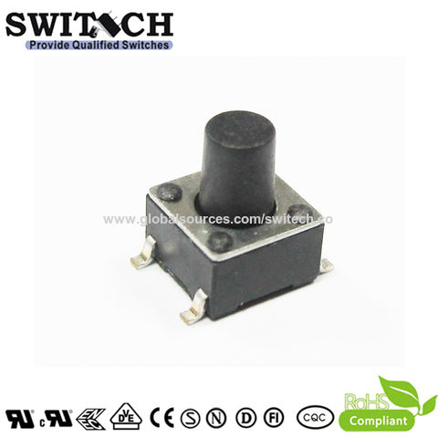 Buy Wholesale China Switech 6*x6mm 7.5 Height Tactile Tact Switch With ...