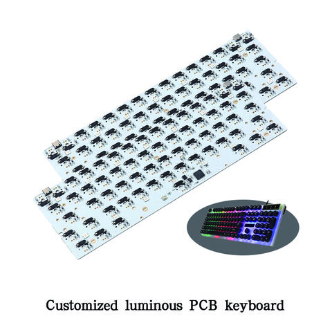 Buy Wholesale China Luminous Keyboard Pcb And Pcb Assembly Case Rgb ...