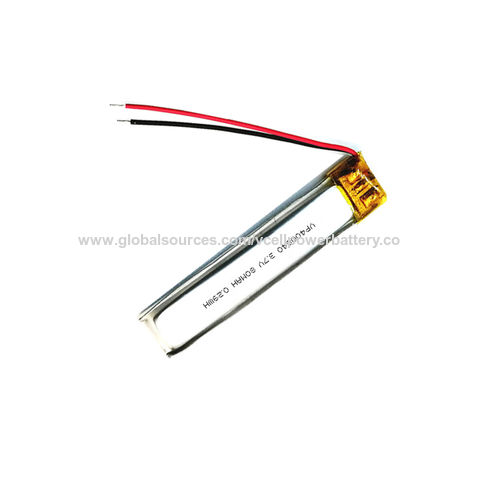 Wholesale Oem Ultra Light 3.7v 80mah Vp400840 Lithium Polymer Battery ...