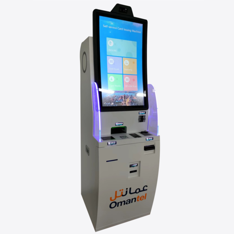 Buy Wholesale China Telecom Curved Screen Sim Card Issuing Kiosk Card ...