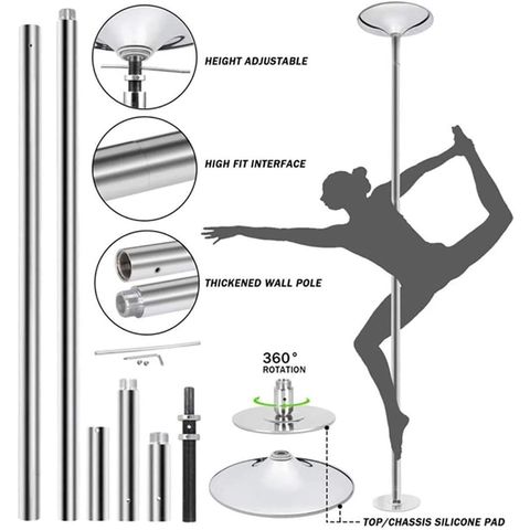 Buy Wholesale China Portable Pole Dancing Pole Spinning Static Dance ...