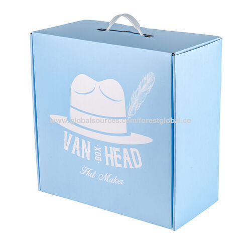 Buy Wholesale China Manufacturer Custom Printing Logo Folding Hat Box ...