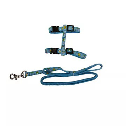 Factory Direct High Quality India Wholesale Cat Harness Trendy Blue ...