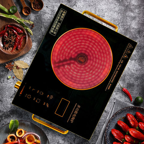 Buy Wholesale China Luxury 2500w Oem Single Stove Intelligence Black ...