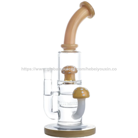 Buy Wholesale China Oem Mushroom Honeycomb Perc Glass Bong Recycler Oil Dab Rig Smoking Water ...