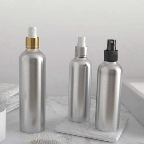 Buy Wholesale China Silver Aluminum Spray Bottles Metal Lotion Bottles Black Liqiud Aluminum ...