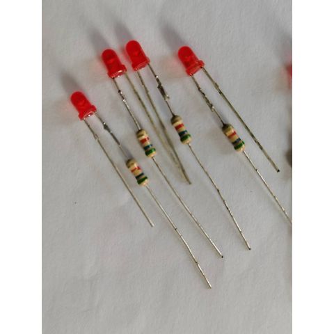 Buy Wholesale China Led 3mm Red Colour Weld With Resistor Electronic ...