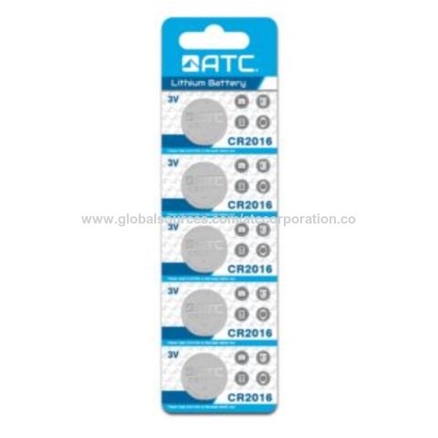 Buy Wholesale Hong Kong SAR Cr2016 3v Lithium Button Cell Battery For ...