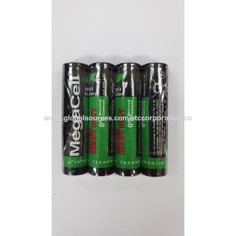 Buy Wholesale Hong Kong SAR Aaa Battery R03 Megacell Zinc Carbon Dry ...