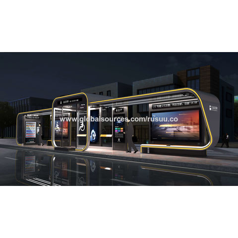 Buy Wholesale China Outdoor Solar Power Bus Station And Solar Panel Bus ...