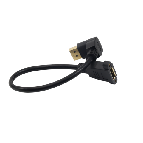 Buy Wholesale China High-speed Displayport 90 Degree Male To Female Dp ...