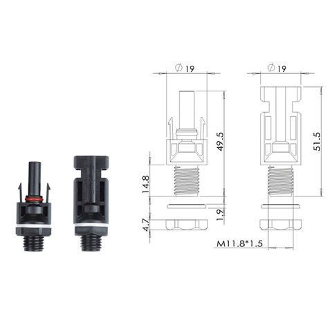 Buy Wholesale China Solar Connector Factory Slocable 30a 1000v Tuv ...