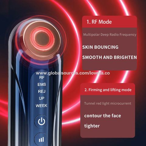 Buy Wholesale China Handheld Rf Ems Facial Vibrating Facial Massager ...