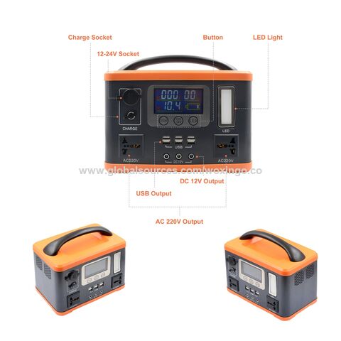 Buy Wholesale China 550w Portable Power Station Energy Storage Power ...