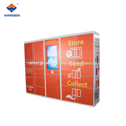 Buy Wholesale China Winnsen Smart Self Service Parcel Locker Cabinet ...