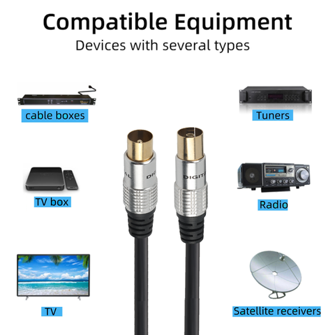 Buy Wholesale China Factory Price 9.5mm Coaxial Cable /antennae Cable ...