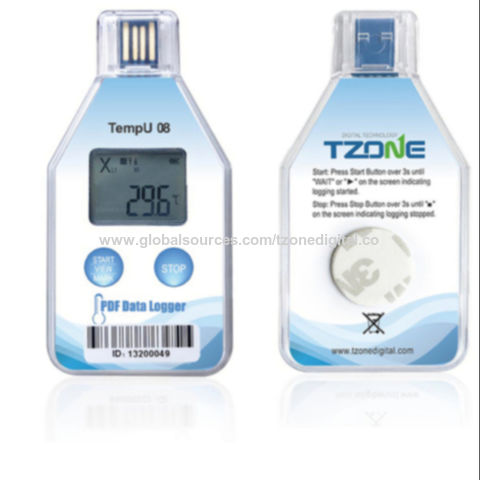 Buy Wholesale China Tzone Disposable Tempu08 Usb Display Temperature ...