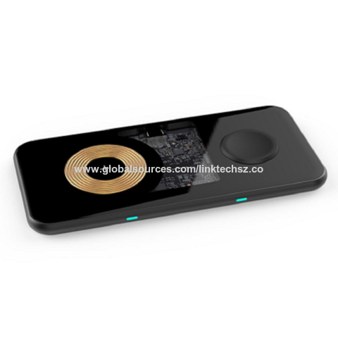 Buy Wholesale China 2-in-1 Transparent Wireless Desktop Charger & 2-in ...