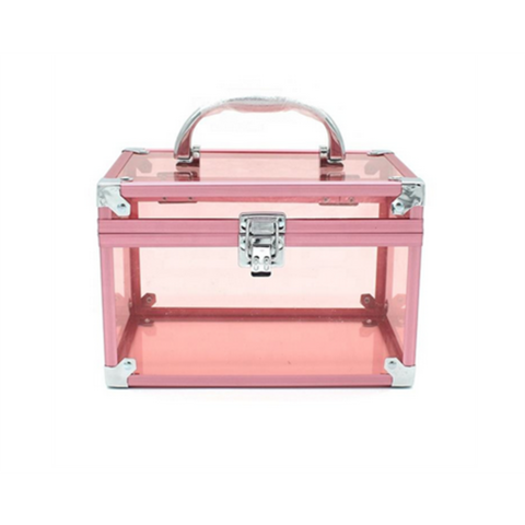Buy Wholesale China Clear Locking Aluminum Makeup Jewelry Storage ...
