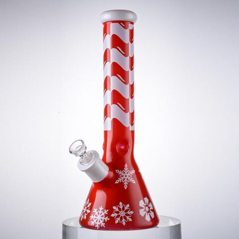 Buy Wholesale China Christmas Style Hookah Glass Beaker Water Pipes 7mm ...