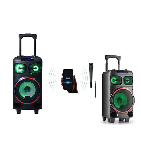 Rechargeable Hand Carry Portable Outdoor Speaker Single 8" Wireless Bt ...