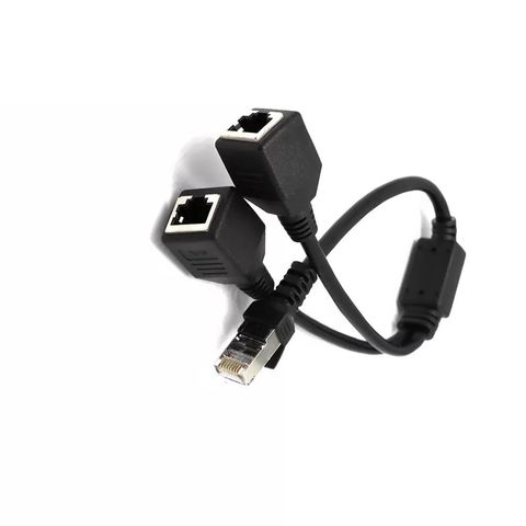 Buy Wholesale China Cat 5 6 Rj45 Male To Dual Female Ethernet Lan ...