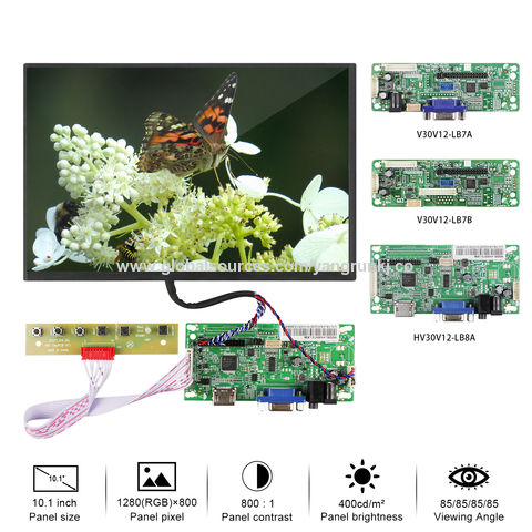 Buy Wholesale China 10.1 Inch Tft-lcd With Driver Board Controller Lvds ...