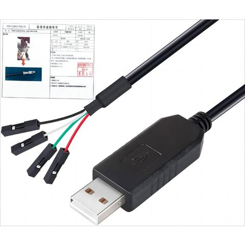 Buy Wholesale China Usb 3.3v Adapter Cable Tx Rx Signal 4 Pin 0.1 Inch ...