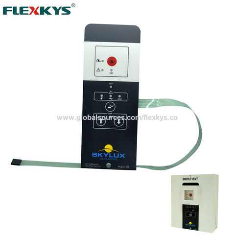 Oem Service Custom Tactile Control Graphic Overlay Panel Waterproof ...