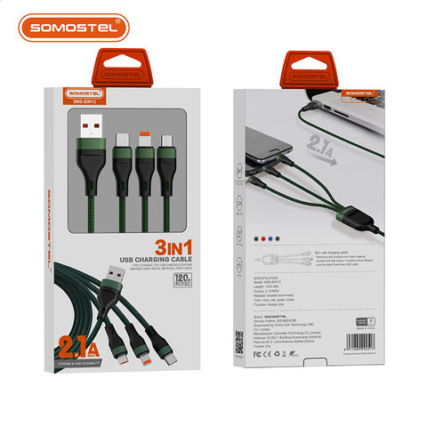 Buy Wholesale China Somostel Sms-bw13 4ft/1.2m Powerline Fast Charge ...