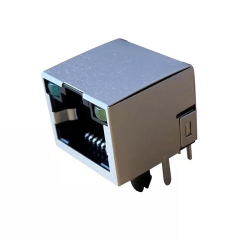 Buy Wholesale China 10/100base-t Without Led Magnetic Female Connector Modular Jack Rj45 & Rj45 ...