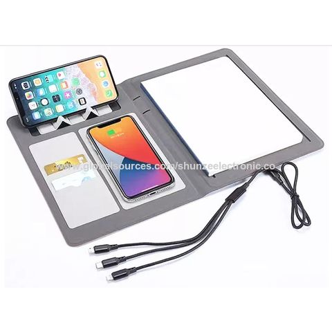Buy Wholesale China Custom Logo Ultrathin Pu 18w Fast Charging Notepad ...