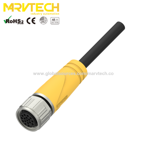 Buy Wholesale China Marvtech Un-shield Male 17 Pin Din M12 Electrical ...