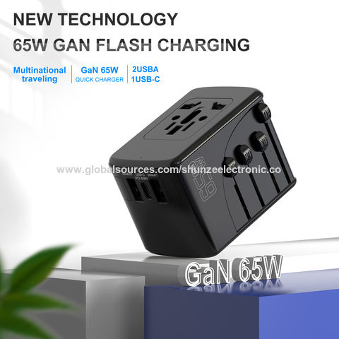 Buy Wholesale China Worldwide All In One Gan Type-c Charger 65w ...