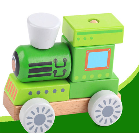 Buy Wholesale China Wooden Engineering Vehicle Puzzle Assembled Diy ...