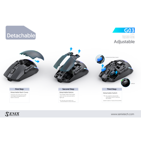 Buy Wholesale China Wired Modular Gaming Mice Rgb Runnig Light With ...