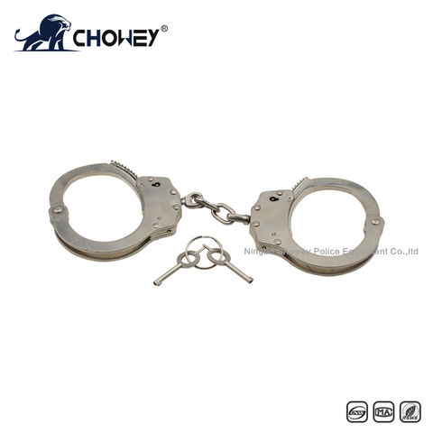 Buy Wholesale China Nickle Plated Carbon Steel Police Handcuffs ...