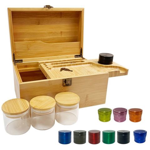 Buy Wholesale China Custom Portable Herb Grinders Canisters Natural ...