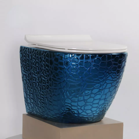 High Quality Factory Wholesale Bathroom Sanitary Ware Blue Color ...