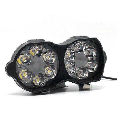 Buy Wholesale China 2 Lens Modified Led Motorcycle Headlight Driving ...