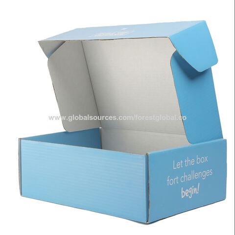 Buy Wholesale China Custom Printing Blue Corrugated Packaging Mailer ...